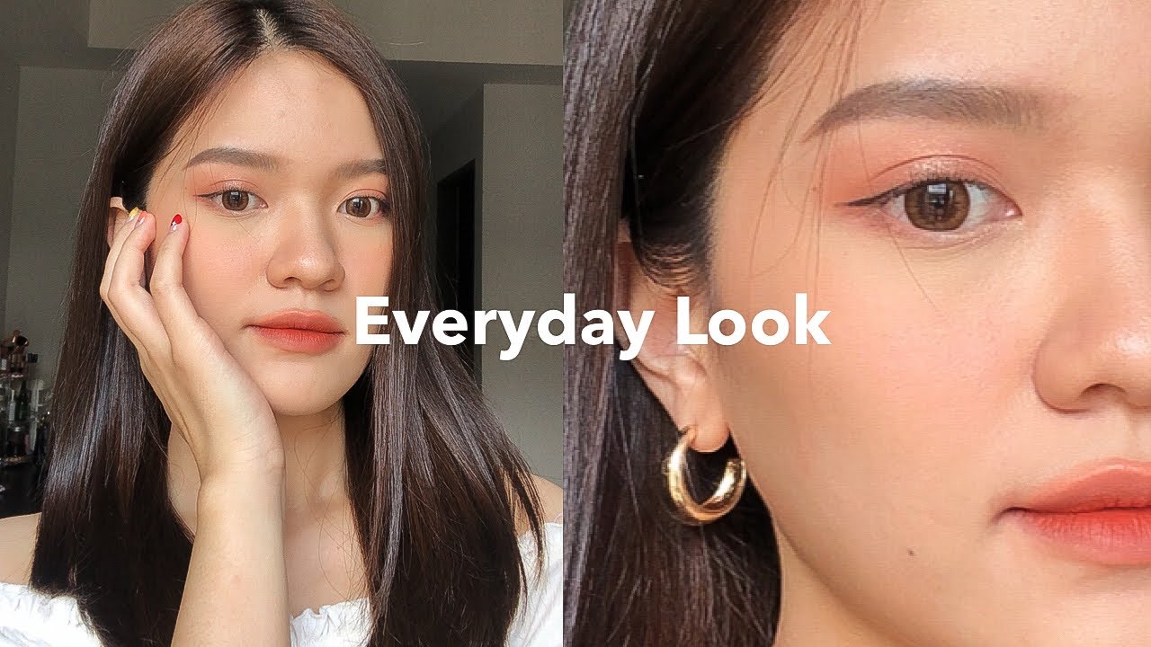 MY EVERYDAY LOOK🌷 แต่งหน้าง่ายๆไม่ง้อรองพื้น ถ่ายรูปสวย แต่งไปไหนก็รอด ...