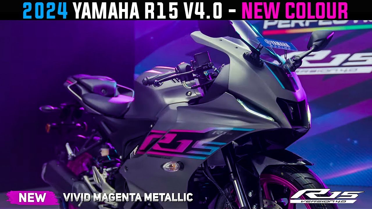 Finally 2024 Yamaha R15 V4 BS7 New Colour Launch | Detail Review - YouTube