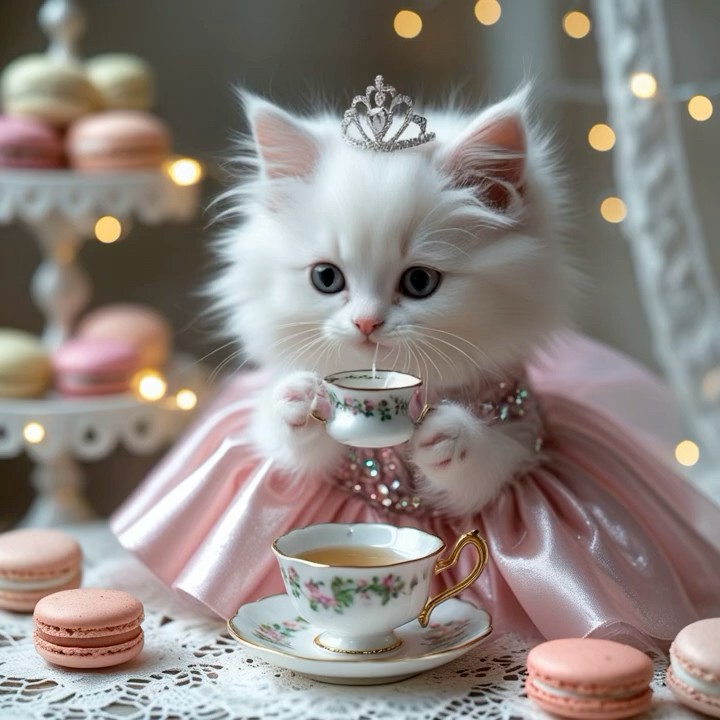 Omg🩷This cute kitten is so classy #cat #cute #kitten #classy #catlovers ...