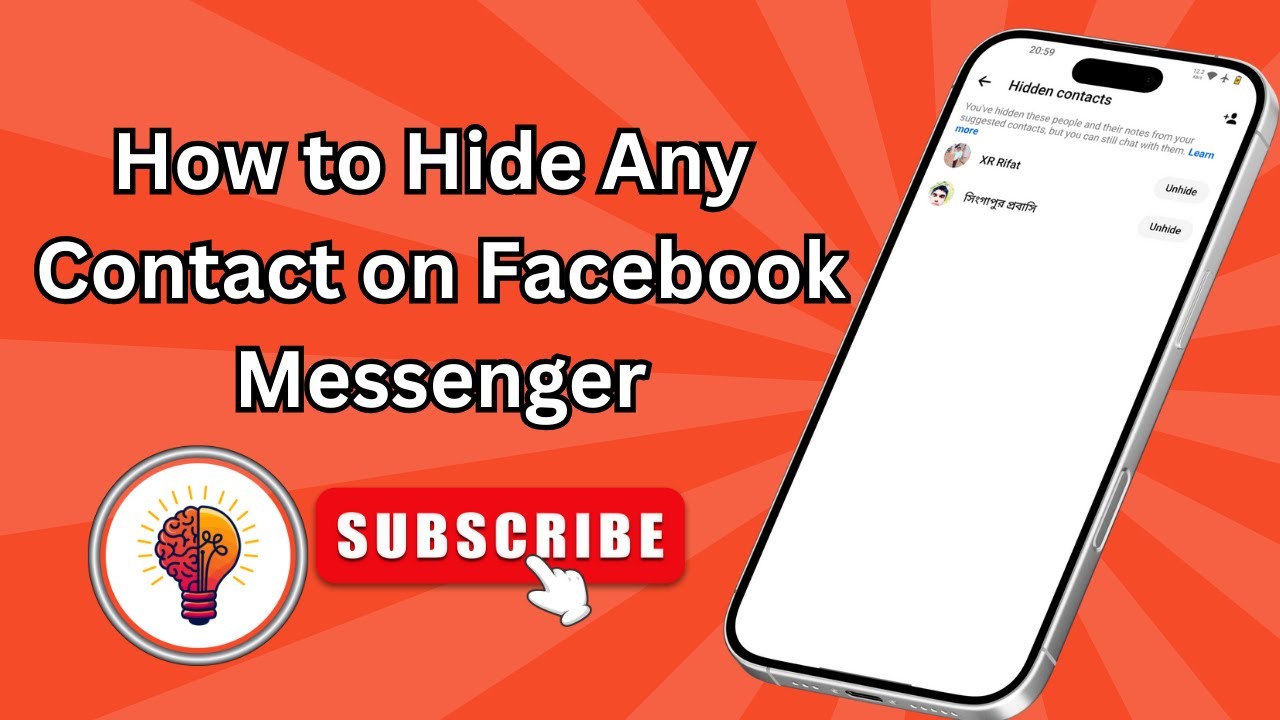 How to Hide Any Contact on Facebook Messenger | Full Guide 2025 - YouTube