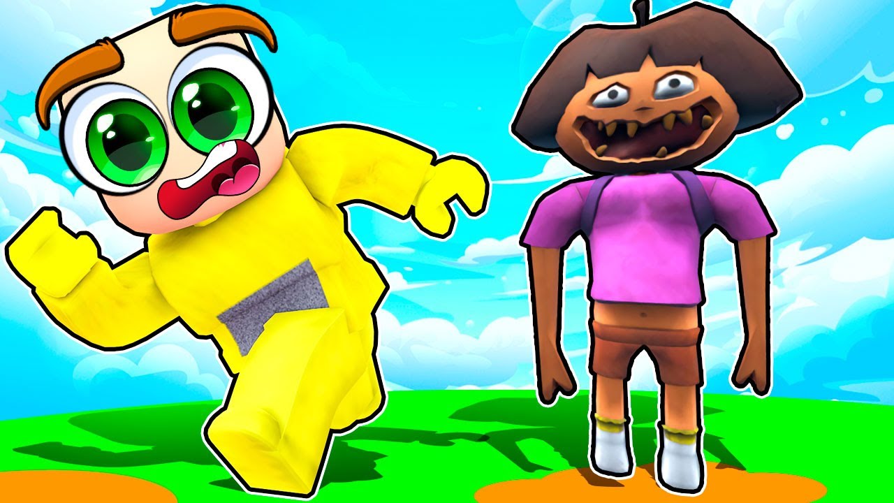 💛 HUNGRY DORA | LaaLaa Plays Roblox Hungry Nora - YouTube