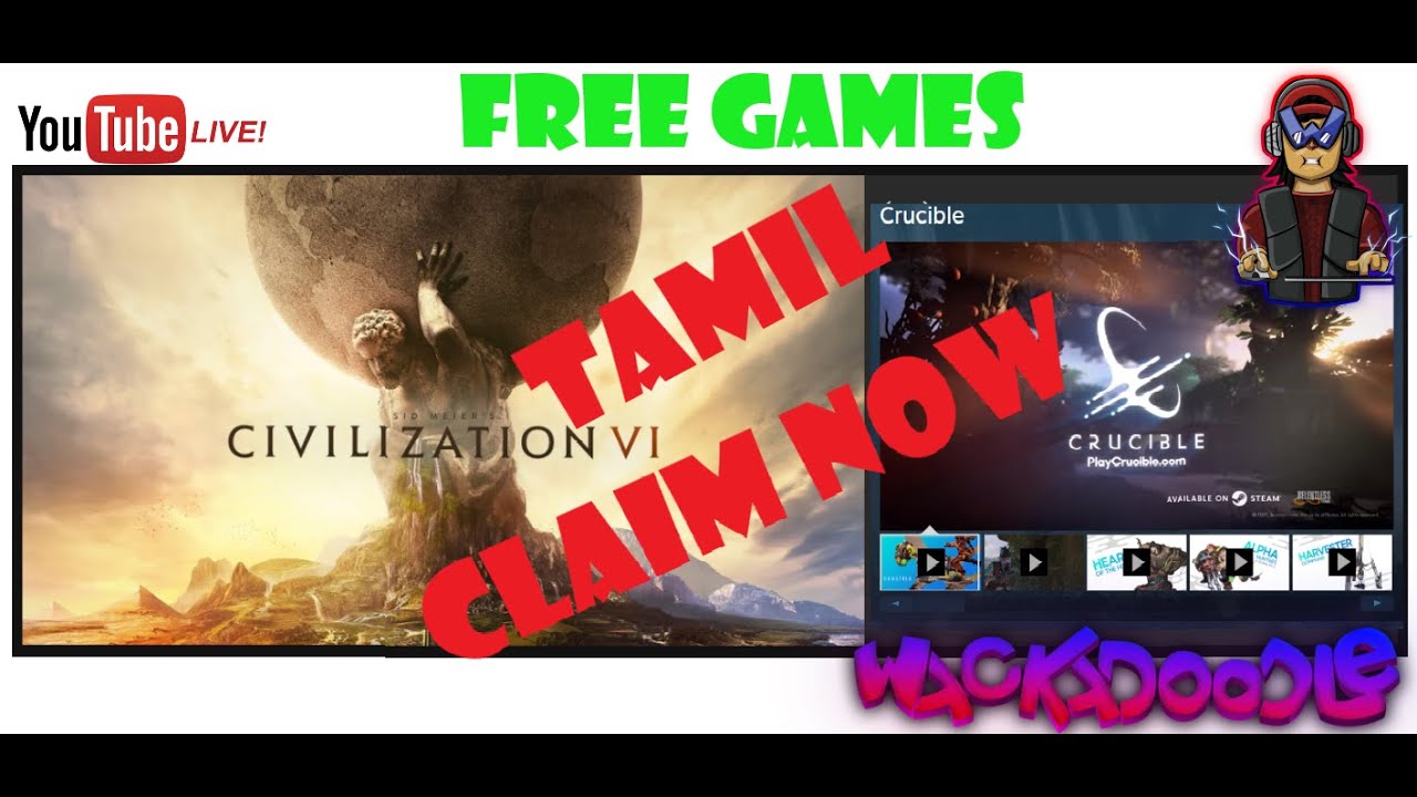 Weekly Free and Discounted Games Wackadoodle Tamil |Epic Games | Steam ...