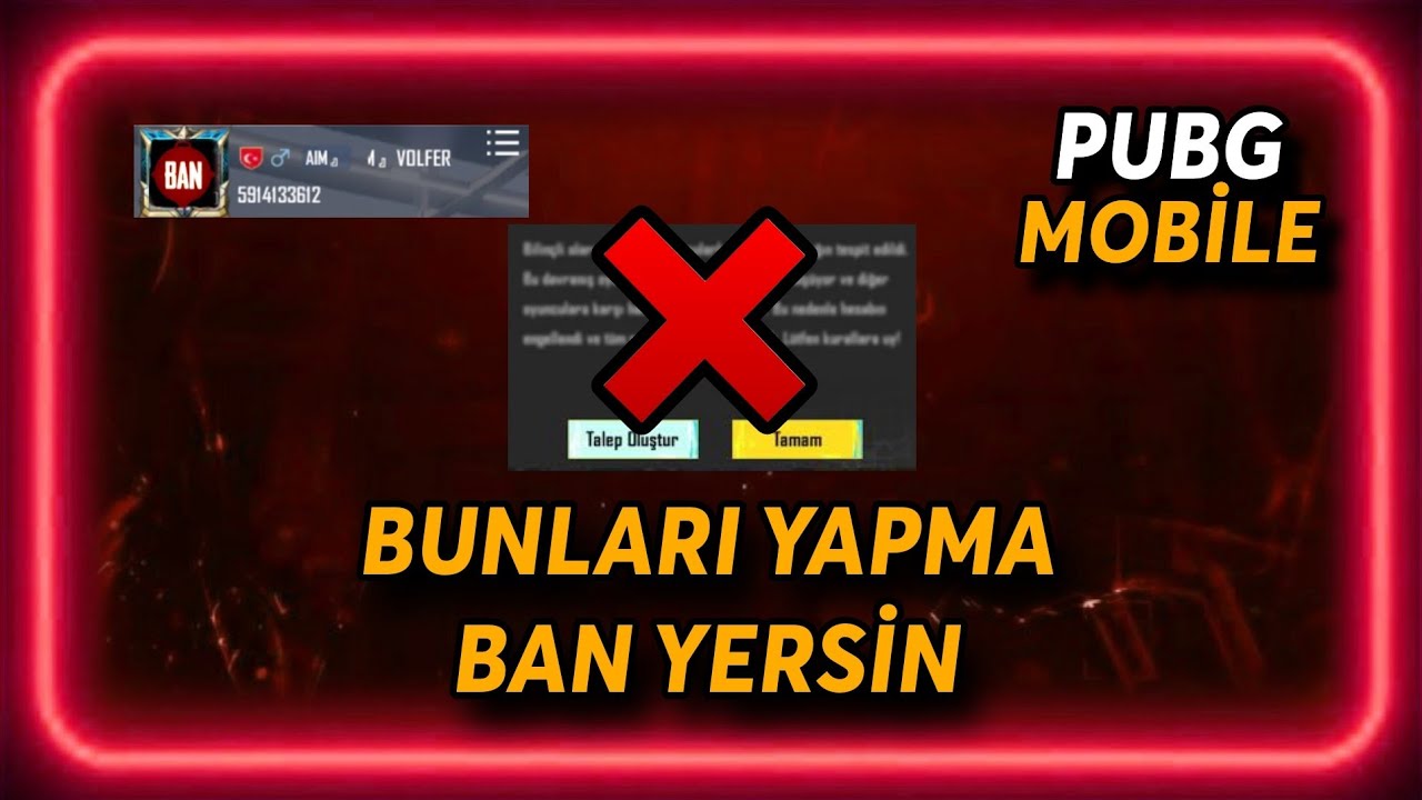 PUBG MOBİLE BUNLARI YAPARSAN BAN YERSİN | CONFİG BAN SEBEBİ Mİ? - YouTube