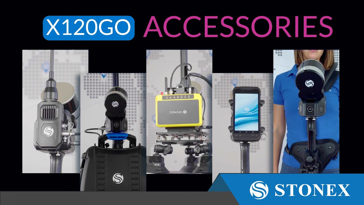 Stonex X120GO SLAM Laser Scanner - Accessories - YouTube