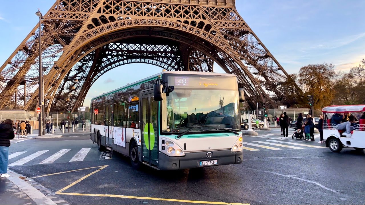 Paris Buses | Bus Spotting in Paris France - YouTube