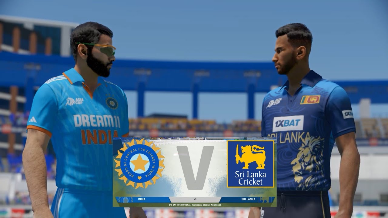 India vs Sri Lanka | Asia Cup 2023 | Super 4 | Cricket 22 Gameplay ...