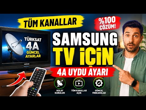 Samsung Tv Kanal Ayarlama | Türksat 4A Frekans Ayarı, Sinyal Yok Ve TKGS