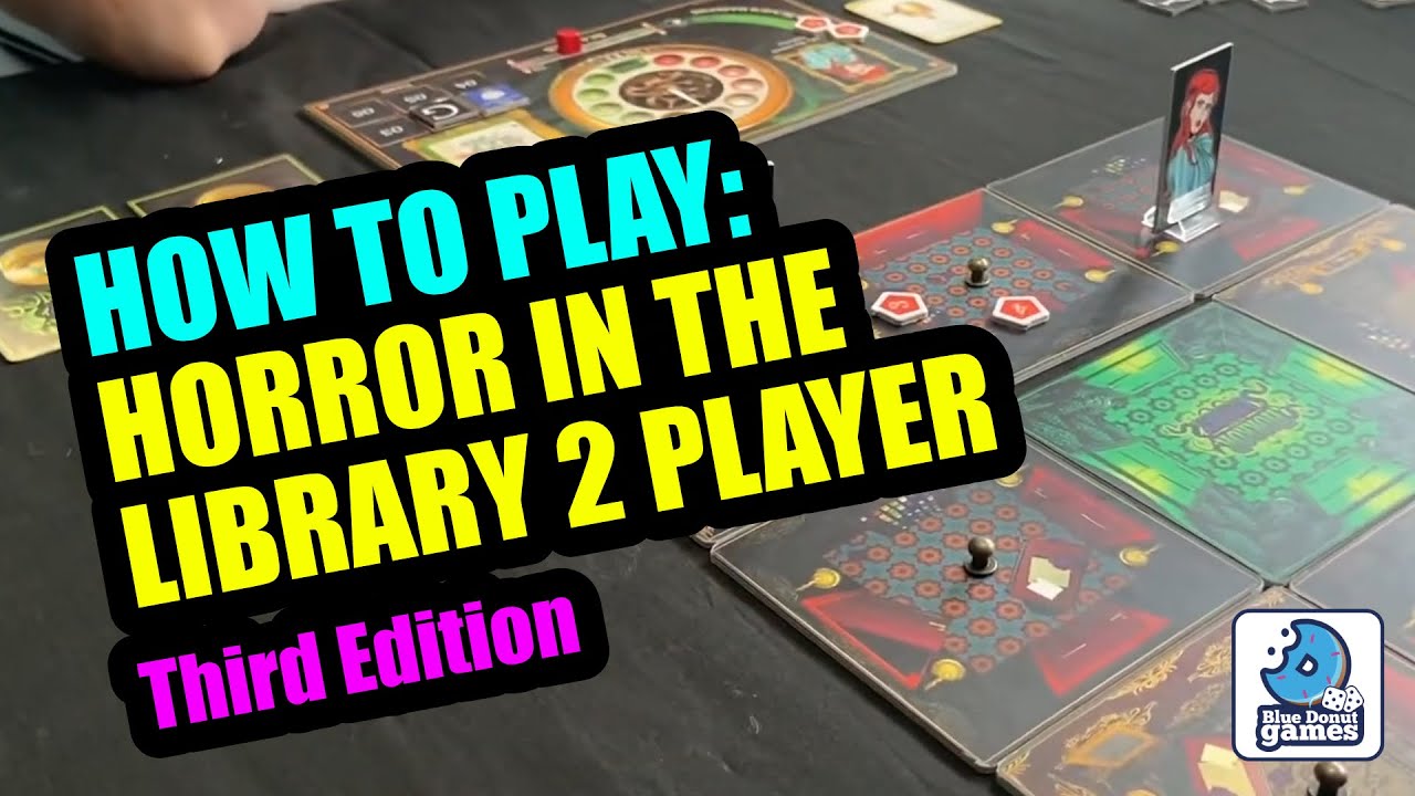 How to play Horror in the Library board game with two people. - YouTube