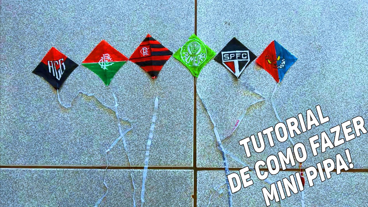 TUTORIAL DETALHADO DE COMO FAZER MINI PIPA SEM VARETA VOAR ! #minipipas ...