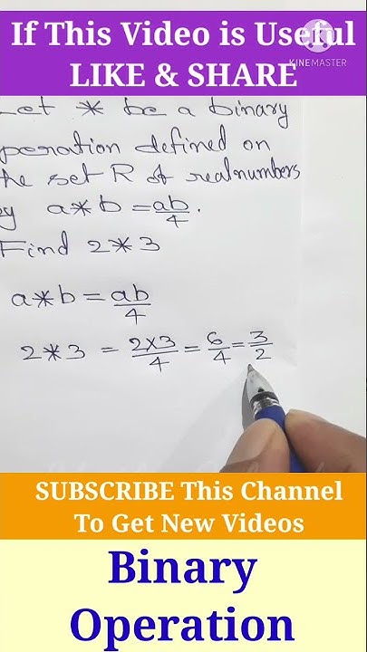 Binary Operation / Relations and Functions/ Plus Two Class 12 Mathematics Question/ Malayalam ...