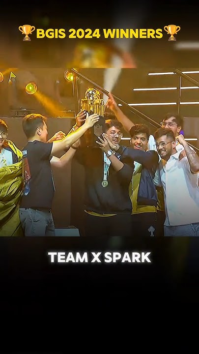 Team X Spark win the Trophy BGIS 2024 ️ ️💞💞 - YouTube