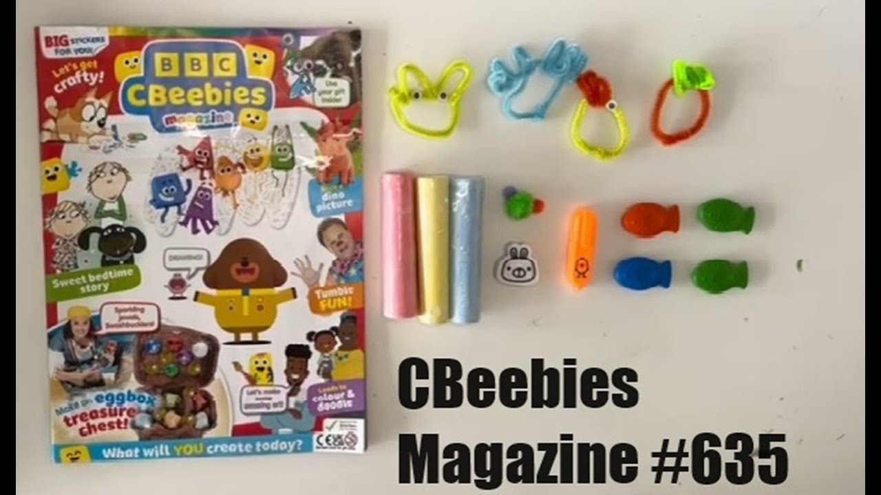 CBeebies Magazine Issue #635 With Two Art Sets - YouTube