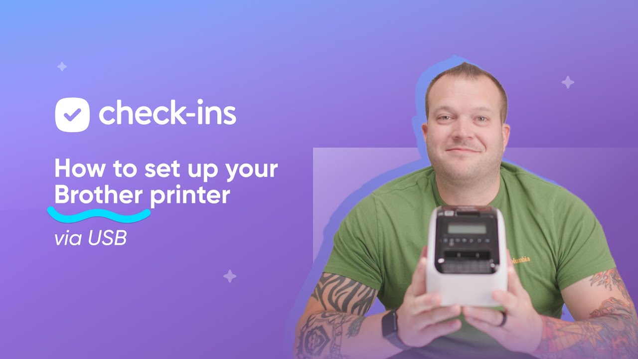 How to set up your Brother printer for Check-Ins via USB - YouTube