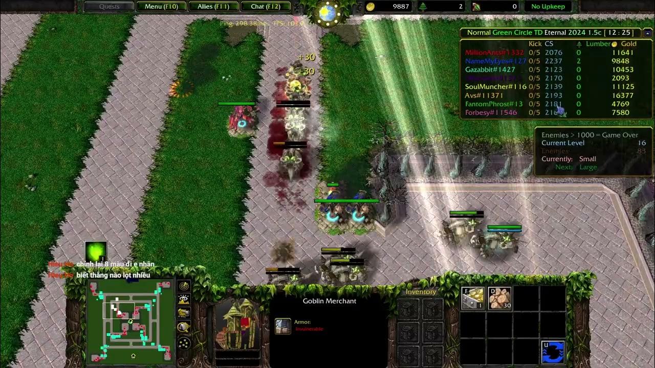 Green Circle TD Eternal v1.5c - new version - chủ yếu sửa model và đạn - YouTube