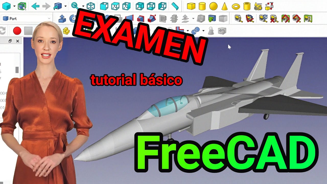 ⚙️ FreeCAD 2024 🛑 prueba final 🛑 tutorial básico - YouTube