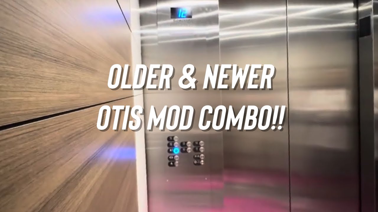 Old & New Mod!! Odd Otis modded Montgomery Traction Elevators at Circus ...