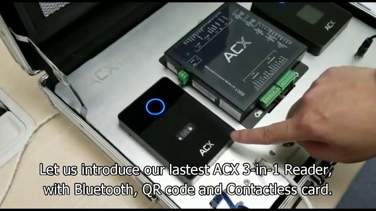 ACX Scramble QR code + Bluetooth + contactless multi-technologies ...