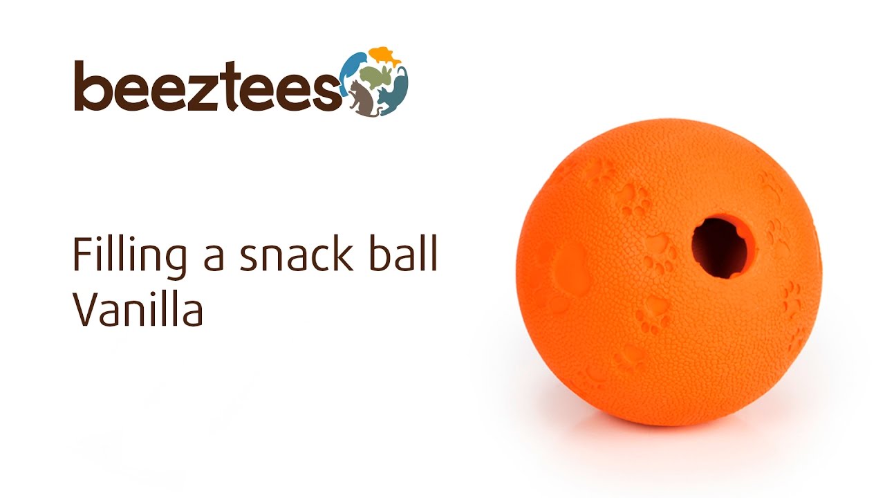 Beeztees - Filling snack ball "Vanilla" - YouTube