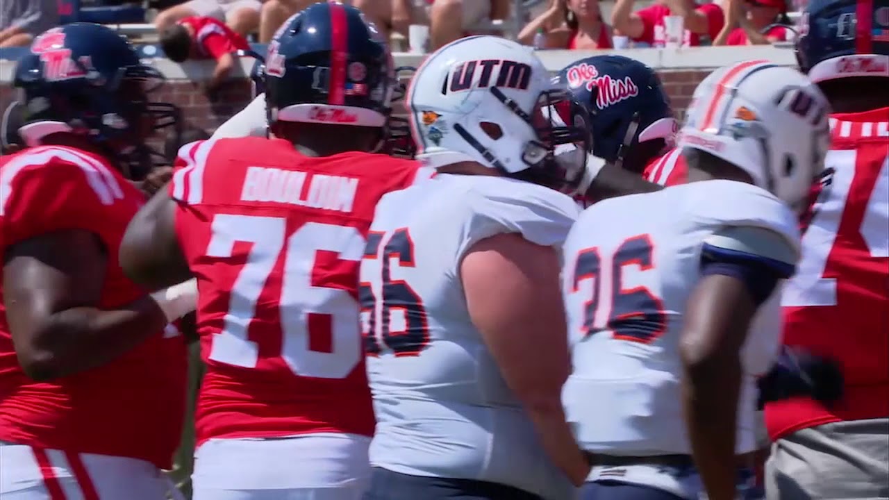 Ole Miss Football - UT Martin Highlights - YouTube