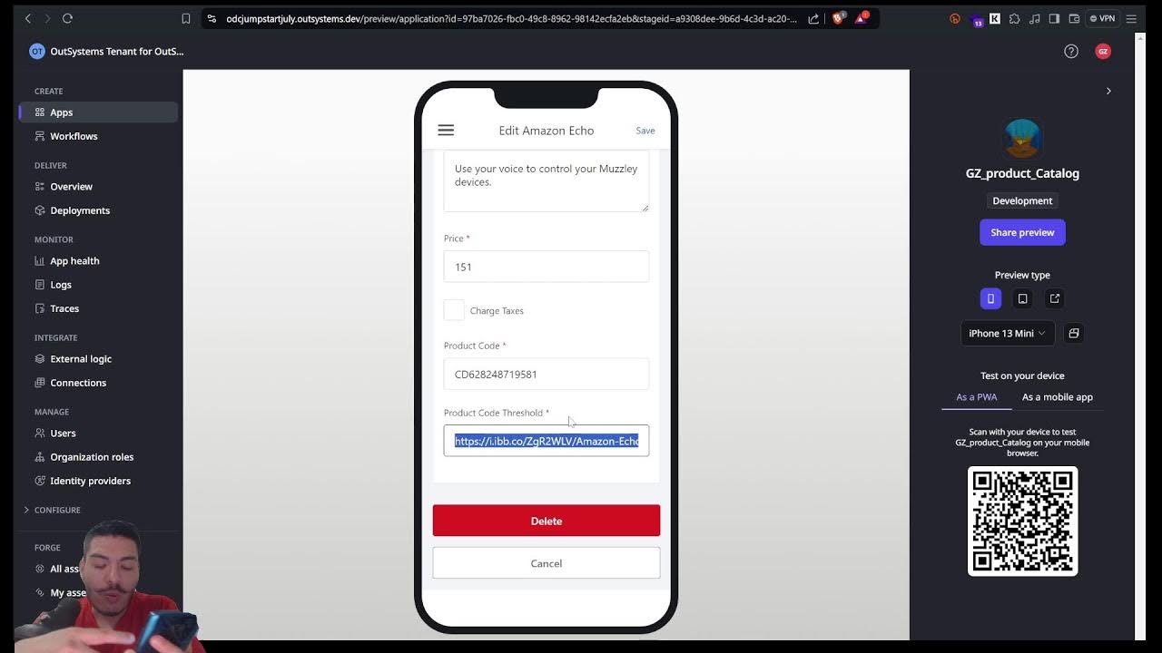 Mi primera aplicación móvil con Outsystems ODC - YouTube