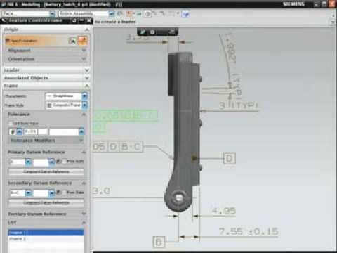 IDEAL PLM - демонстрационное видео PMI в NX - YouTube