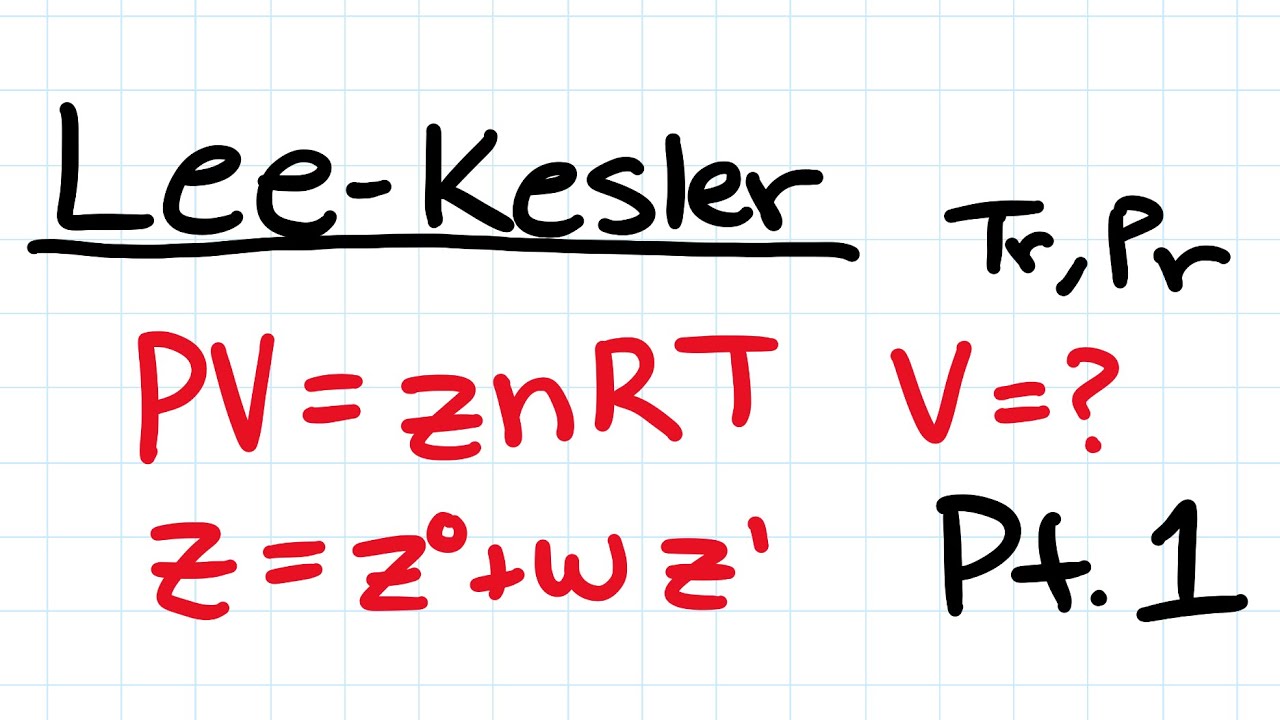 How to Use Lee-Kesler EOS: Example 1 - YouTube