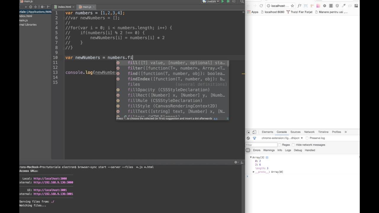 JavaScript 05 - .filter function - tutorial limba romana - YouTube