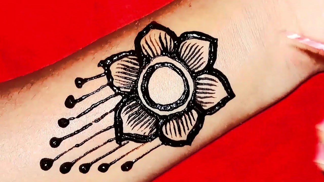 Simple Arabic Mehndi Design || mehendi design || mendi art || mendini ...