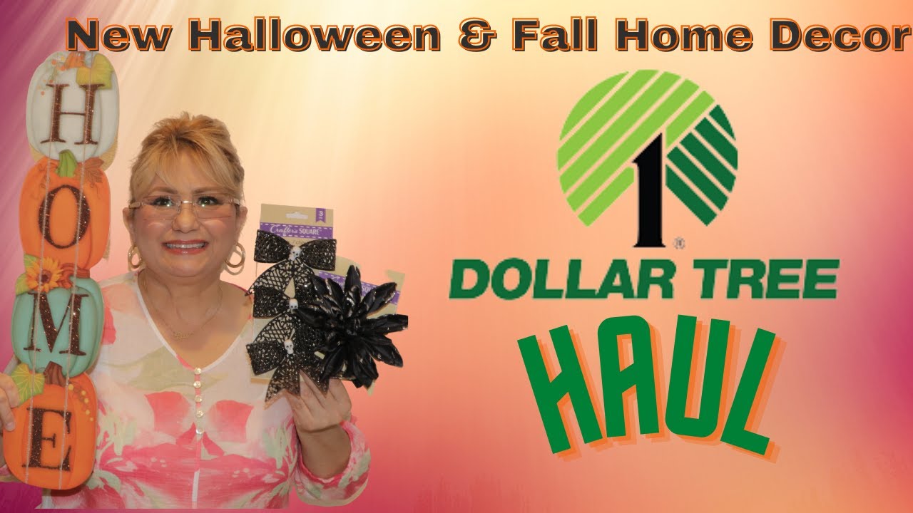 Dollar Tree Haul New Halloween & Fall Home Decor Haul ~ COME CHECK IT ...