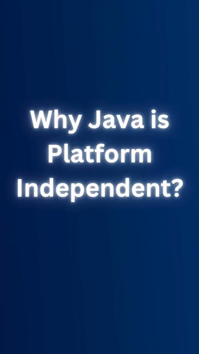 Why Java is Platform Independent? | #jvm #javaprogramming #education #interview #questions - YouTube