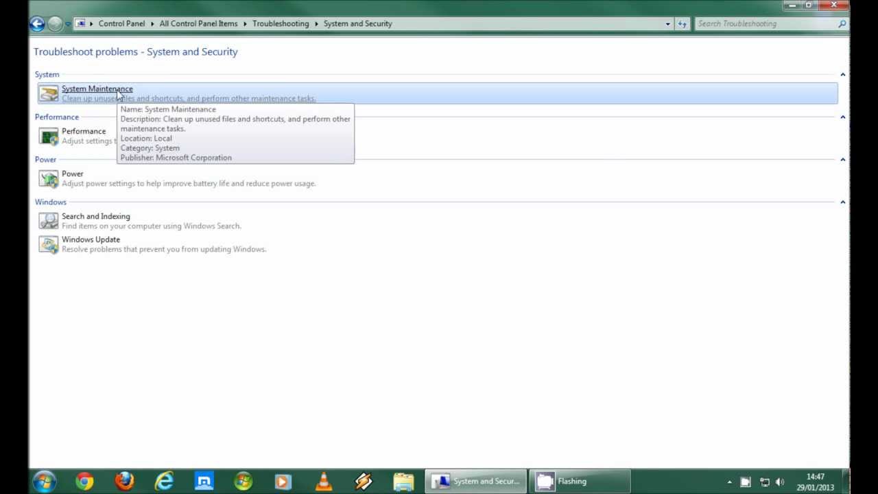 Troubleshooting - System Maintenance - YouTube
