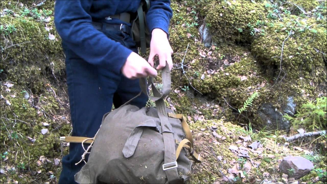 How to close the veshmeshok rucksack - YouTube