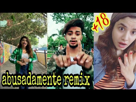 abusadamente remix  challenge tik tok | new funny video tik tok