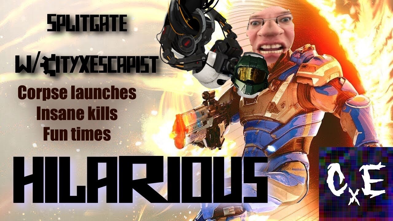 Portal Meets Halo - Hilarious Splitgate Moments W/CityxEscapist - YouTube