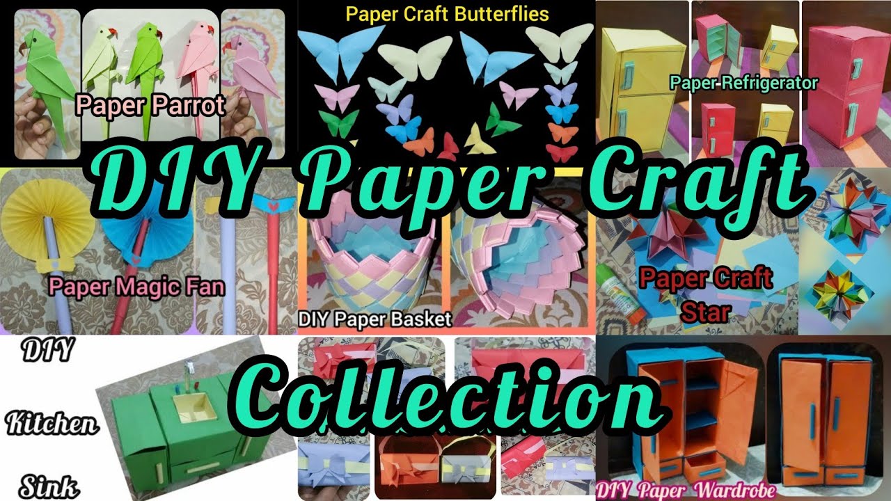 DIY Paper Craft || Paper Craft Collection || Origami Art #diy - YouTube