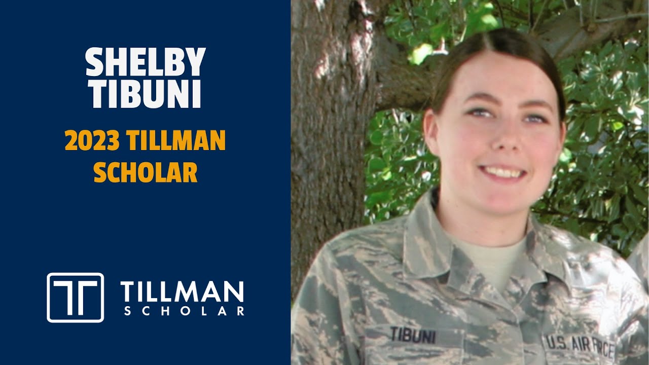 Shelby Tibuni | 2023 Tillman Scholar - YouTube