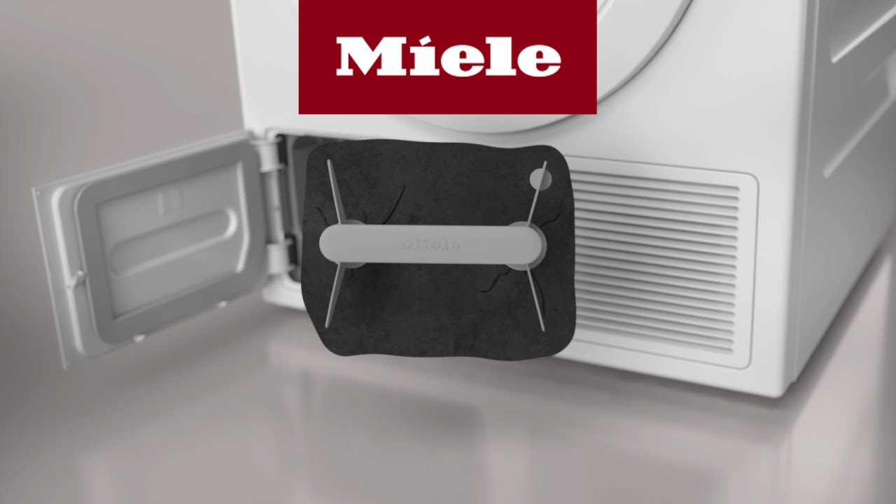 Hoe vervang ik het sokkelfilter van mijn wasdroger? | Miele - YouTube