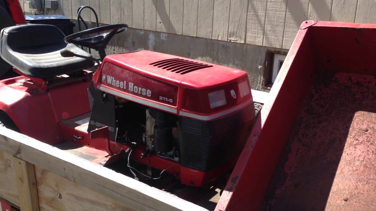 Wheel Horse 211-5 Tractor - ANOTHER AMAZING DEAL! - YouTube