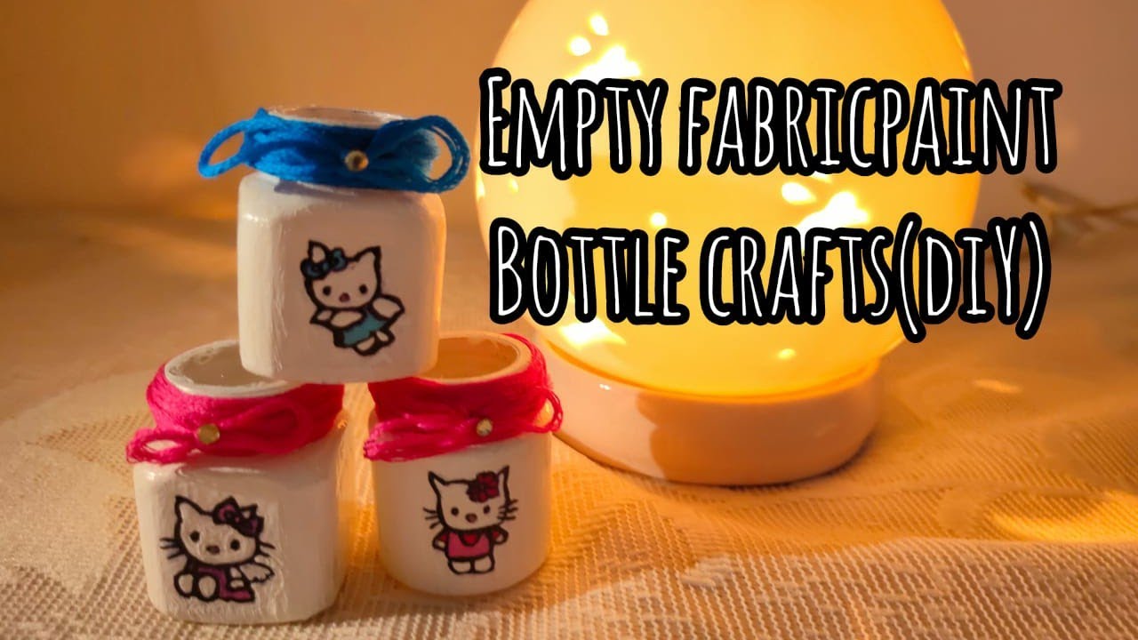 DIY empty bottle crafts - YouTube