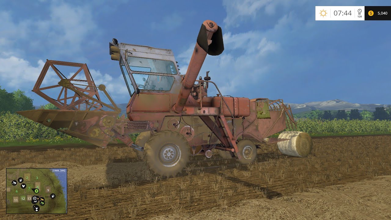 Farm Sim Saturday one of the best combine/baler mods ever - YouTube
