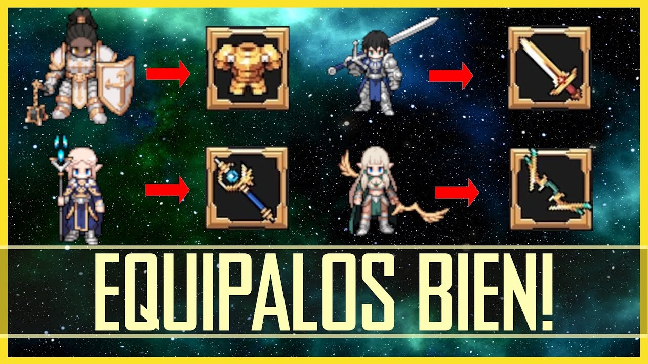 KING GOD CASTLE | CÓMO EQUIPAR A TUS PERSONAJES - YouTube