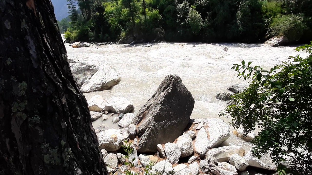 kasol challal river view - YouTube