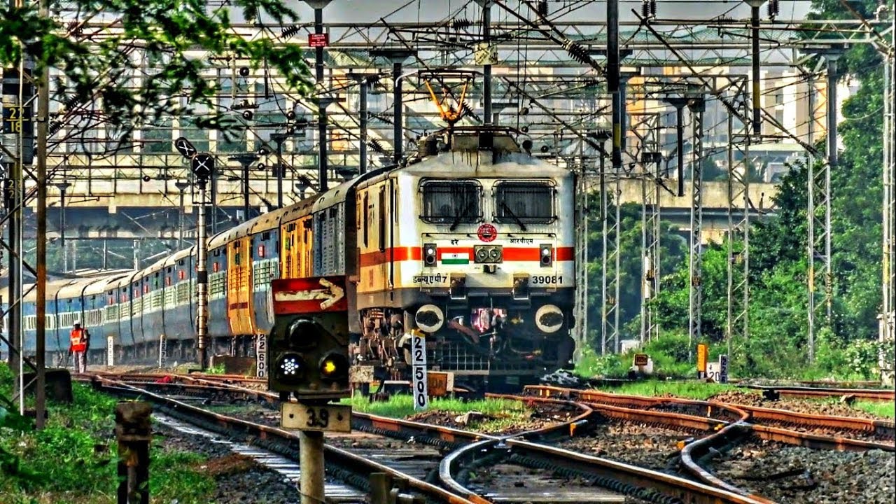 MDU NZM TAMIL NADU SAMPARK KRANTI EXPRESS | #39081 RPM WAP 7 - YouTube
