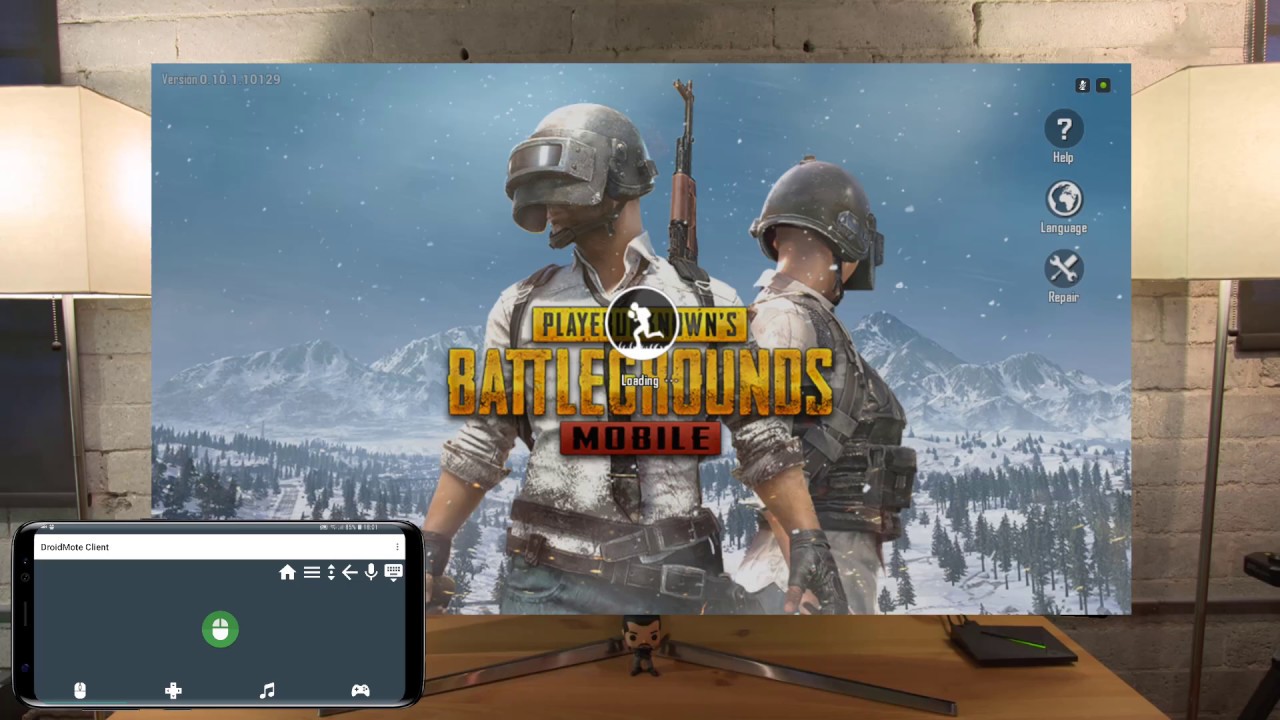 PUBG MOBILE Shield Android TV DroidMote - YouTube