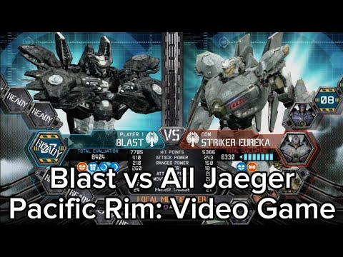 Blast vs All Jaeger - Pacific Rim: Video Game - YouTube