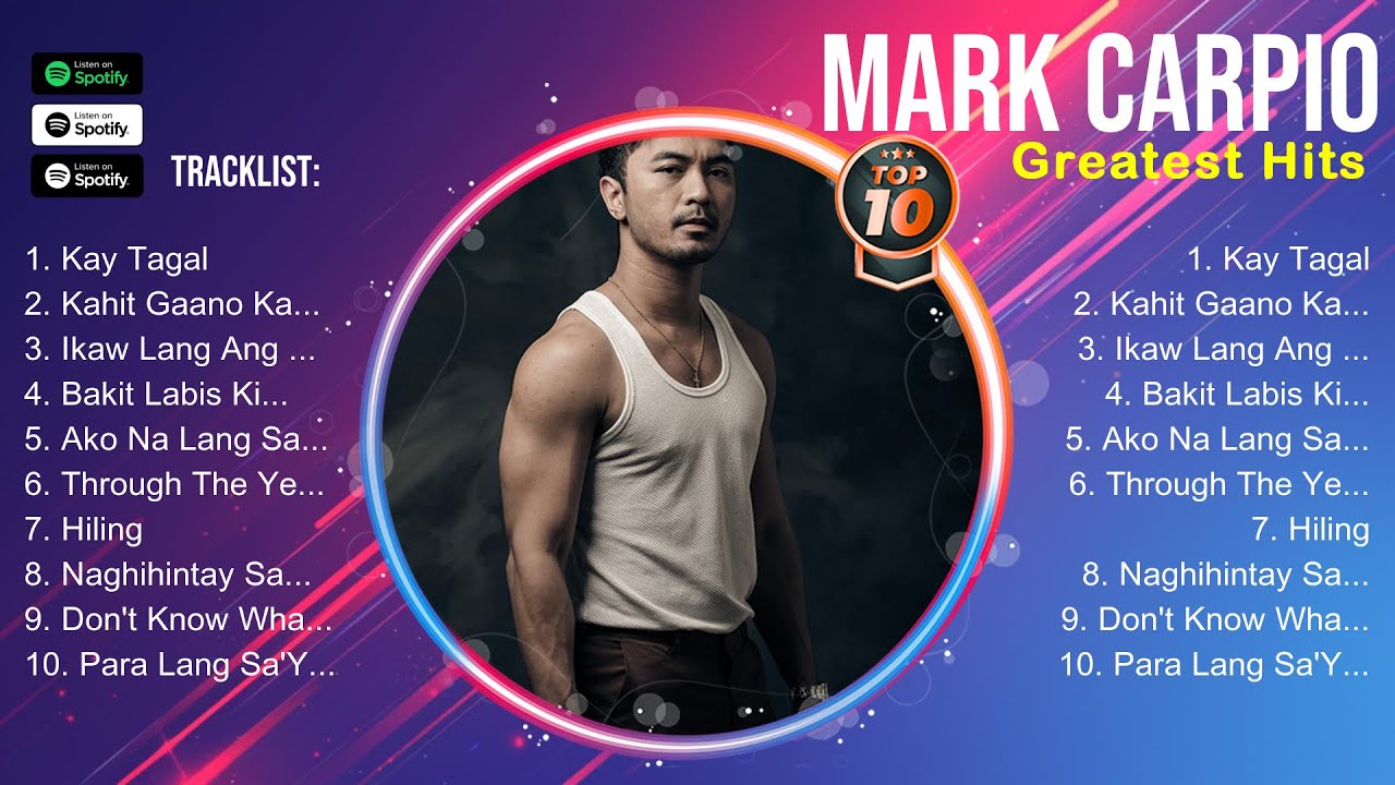 Mark Carpio Best Songs Mark Carpio Top Hits Mark Carpio Playlist ...