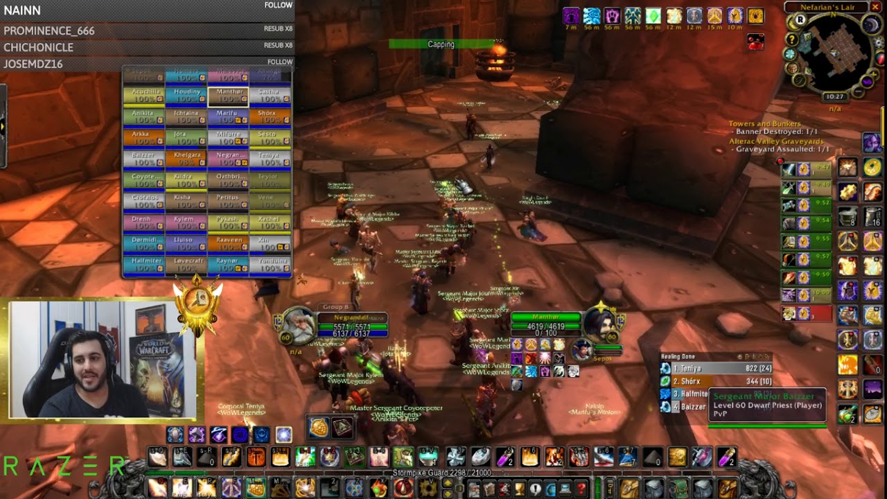 🔴Blackwing Lair Nefarian WowLegends (Paladin Holy) #RazerStreamer - YouTube