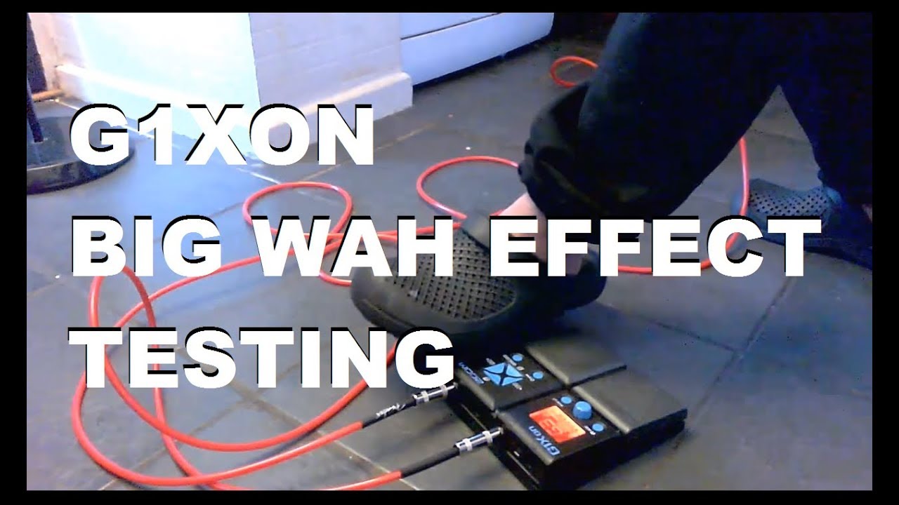 Zoom G1Xon Big Wah Trial Review - YouTube
