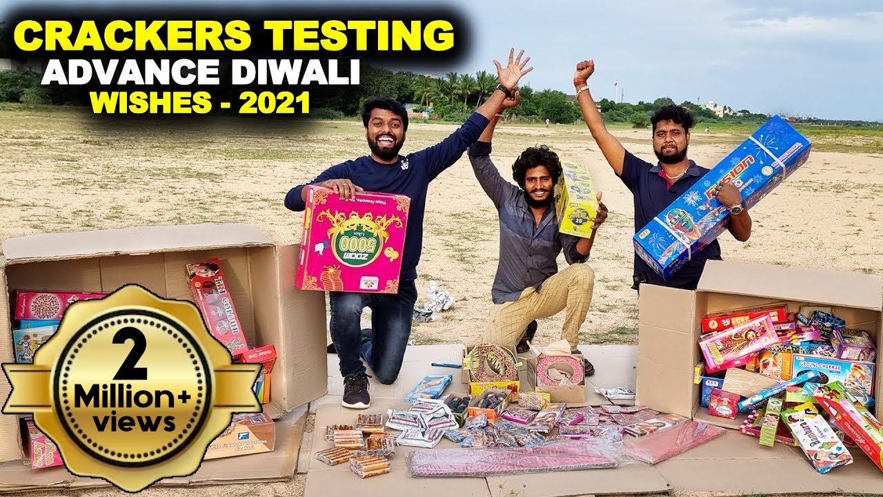 FIRE CRACKERS TESTING - Bursting Two Box Full of Sivakasi Crackers with ...