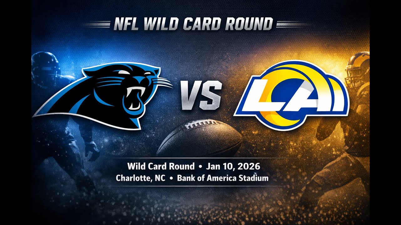 Prime time football - Wild Card: Panthers vs Rams: Did it once - YouTube
